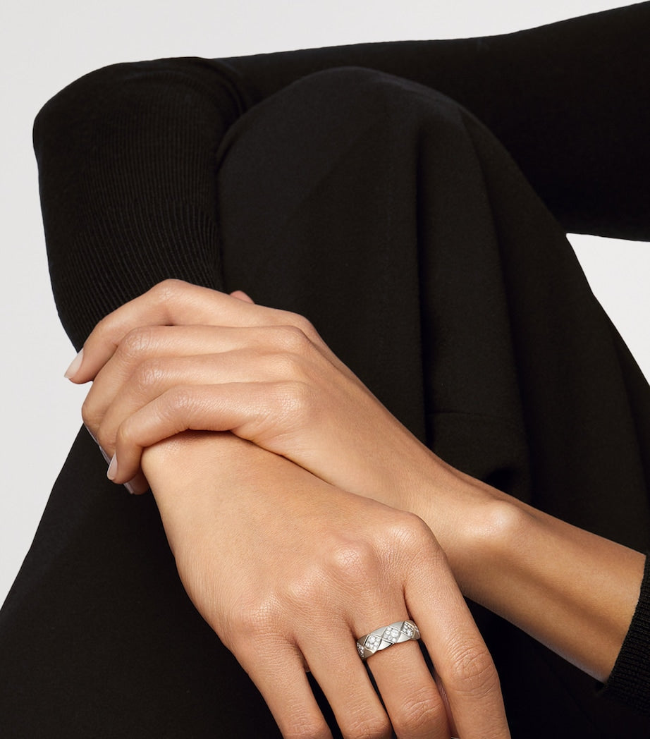 White Gold and Diamond Coco Crush Ring - Fine Rings - Feniel